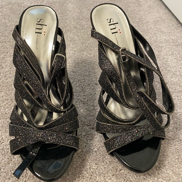 Shi by JOURNEYS | Shoes | Black Sparkly High Heels | Poshmark